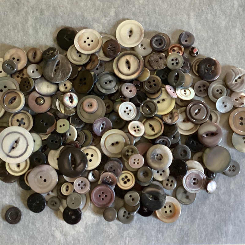 Antique Buttons Shell - Etsy