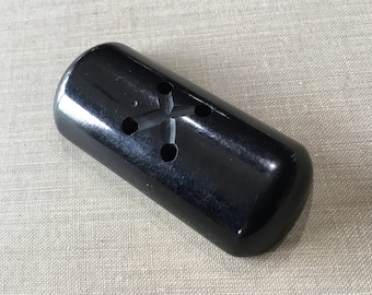 Black Oblong Buttons - Etsy