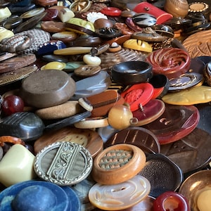 Antique Vintage Mixed Collector Button Lot Fancy Button Lot Specialty ...