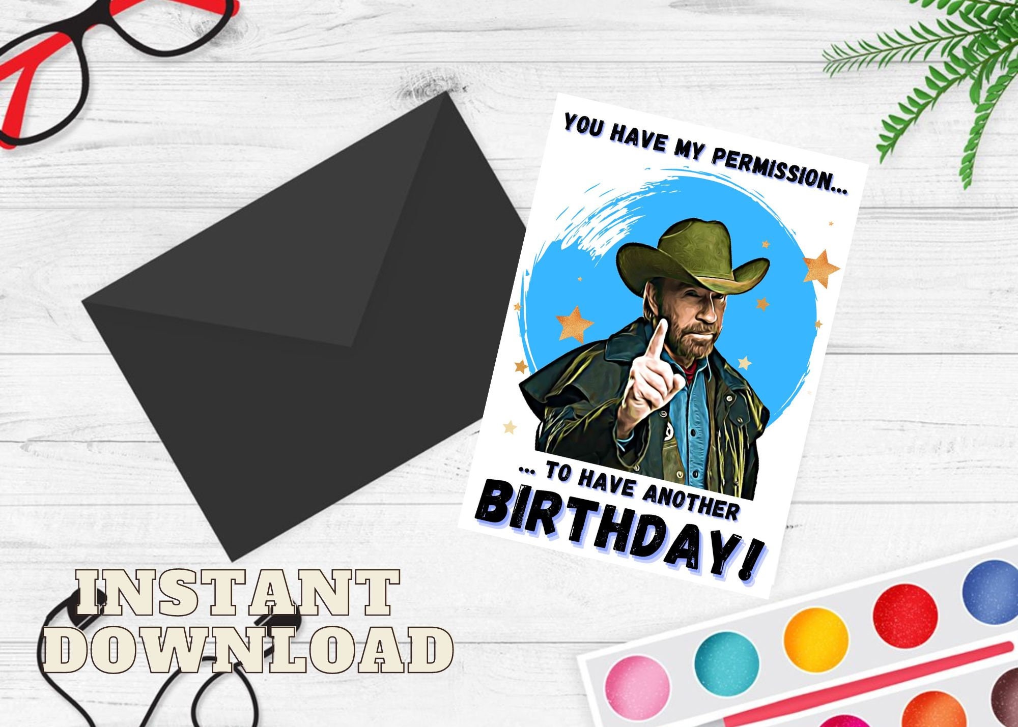 Chuck Norris Birthday Cards
