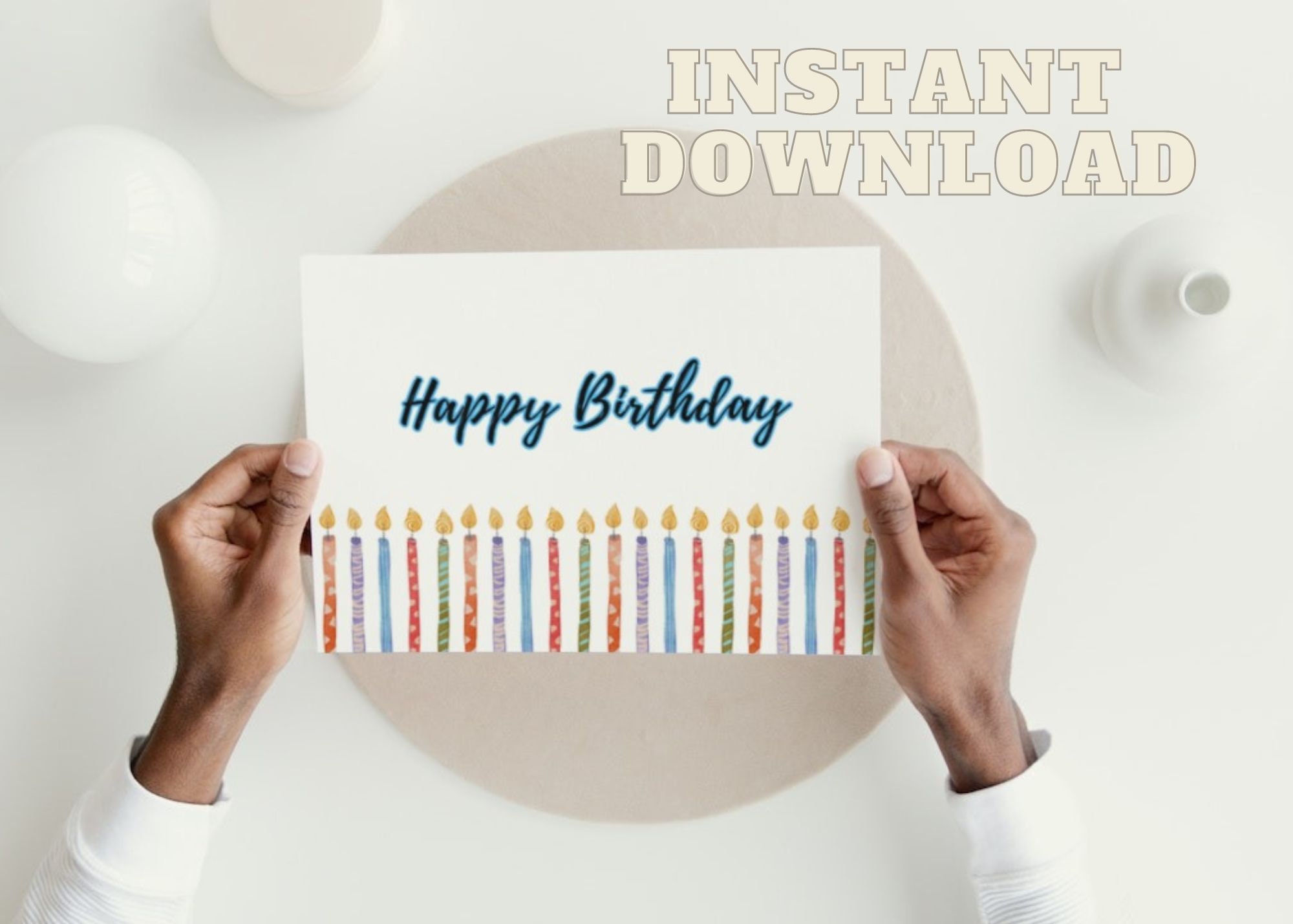 Printable Birthday Card Birthday Card Printable Digital Birthday Cards ...