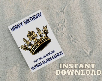 Happy Birthday - You Are an Amazing Human Slash Genius | Funny ...