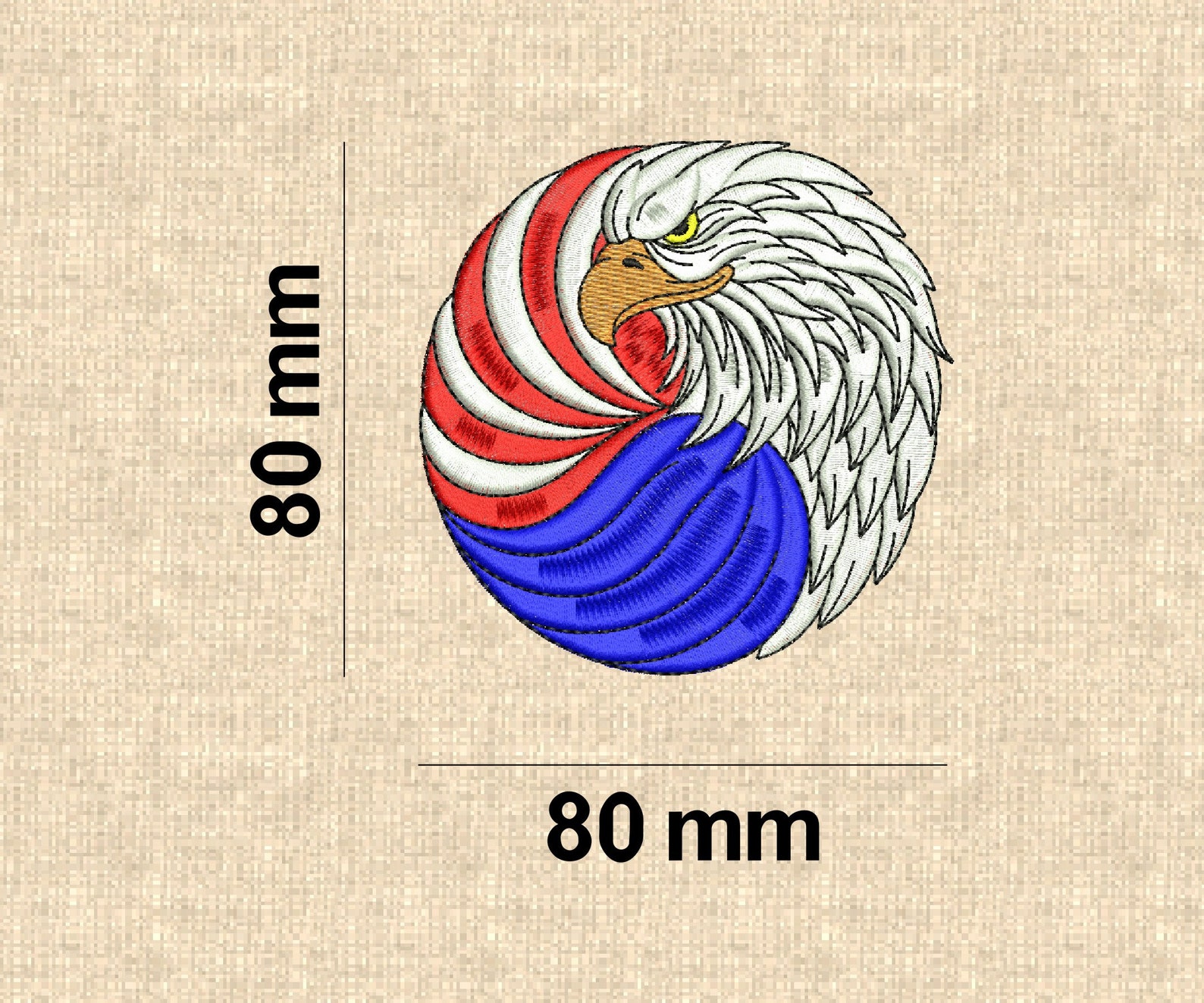 Eagle Embroidery Design Files for Machine Embroidery.eagle - Etsy