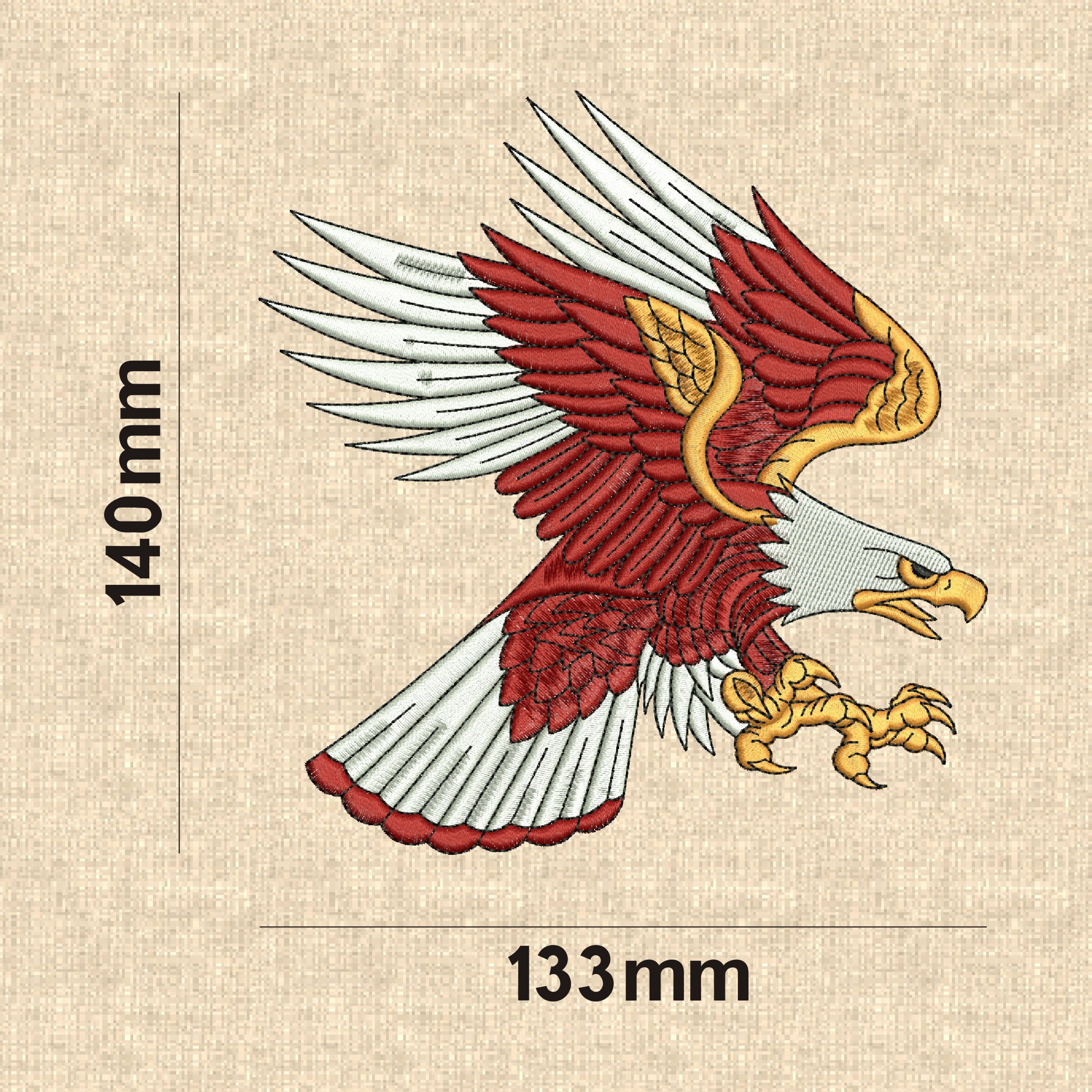 Eagle Embroidery Design Files for Machine Embroidery.eagle - Etsy