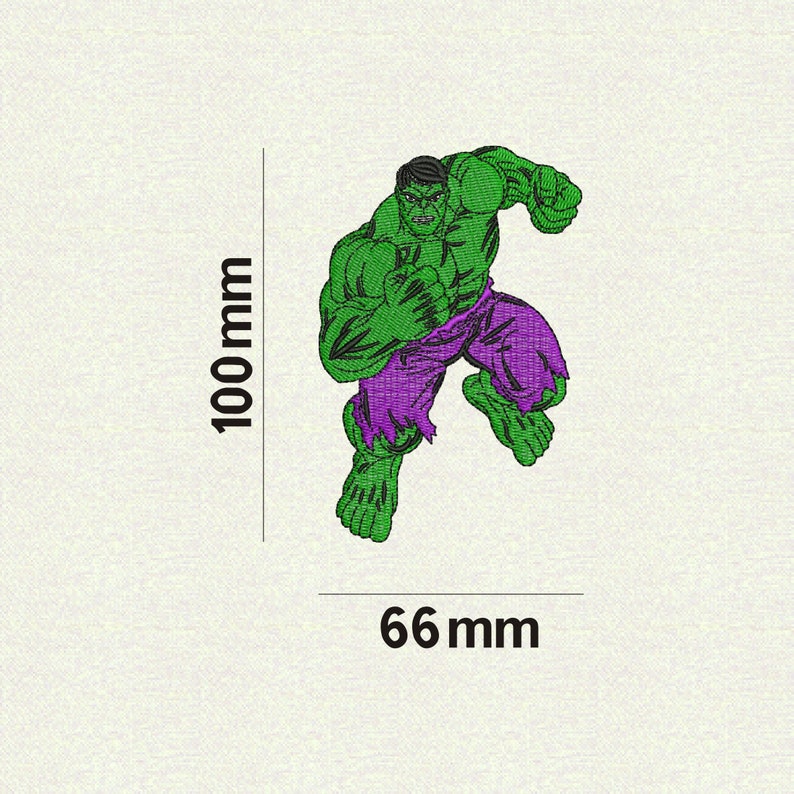 Hulk Embroidery Design Files for Machine Embroidery. - Etsy