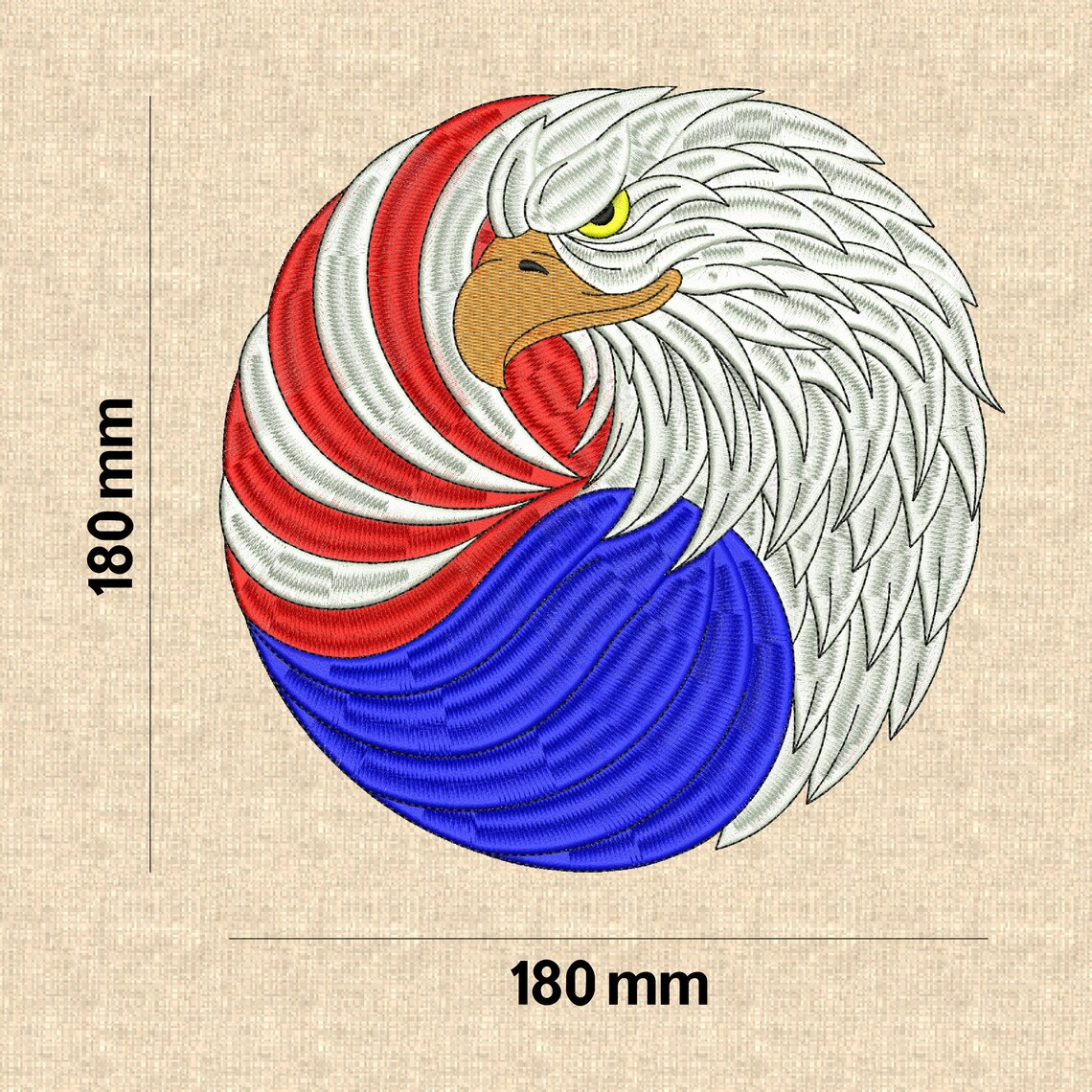 Eagle Embroidery Design Files for Machine Embroidery.eagle - Etsy