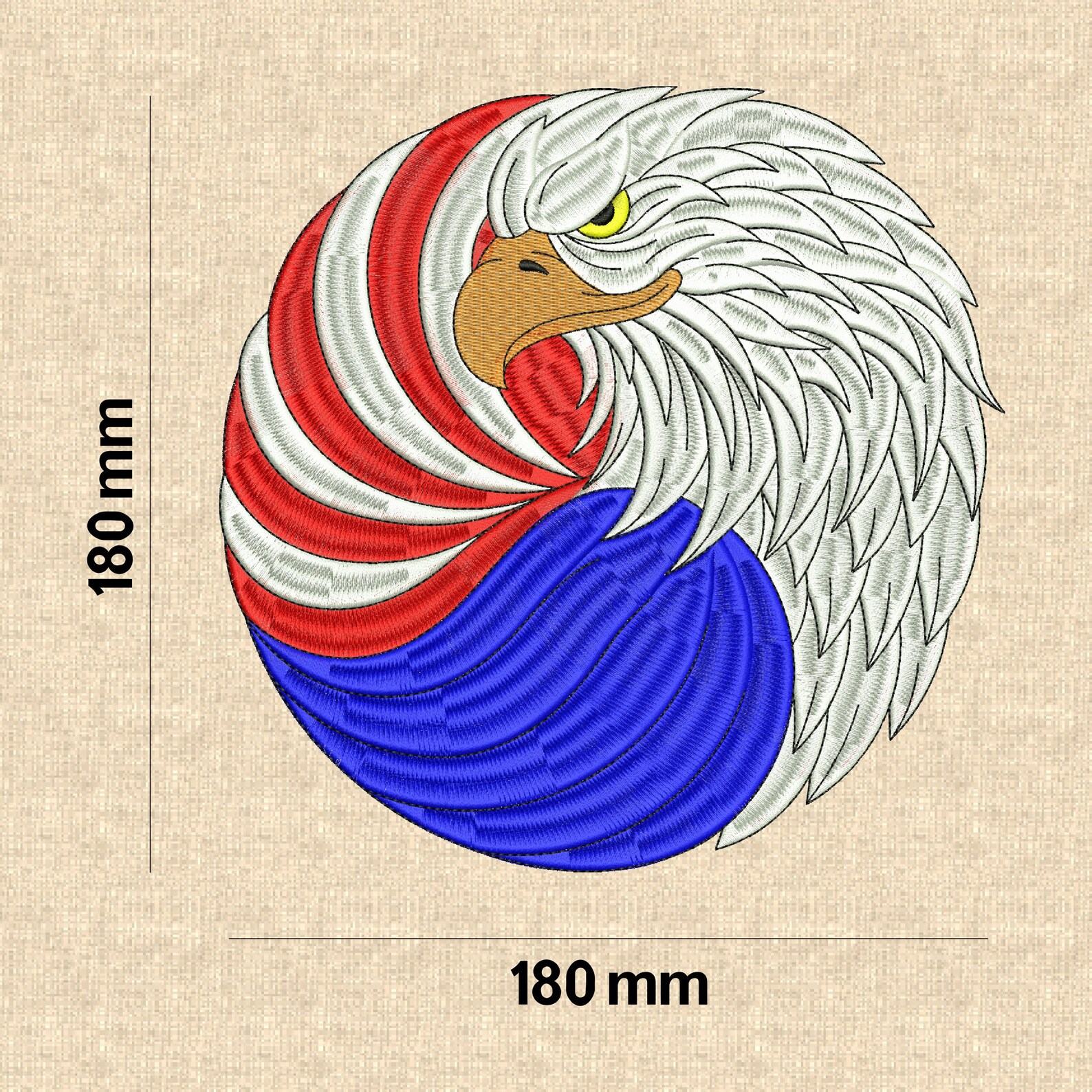 Eagle Embroidery Design Files for Machine Embroidery.eagle - Etsy