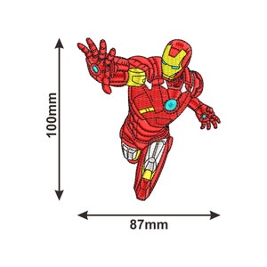 Iron Man Embroidery Design Files for Machine Embroidery. - Etsy
