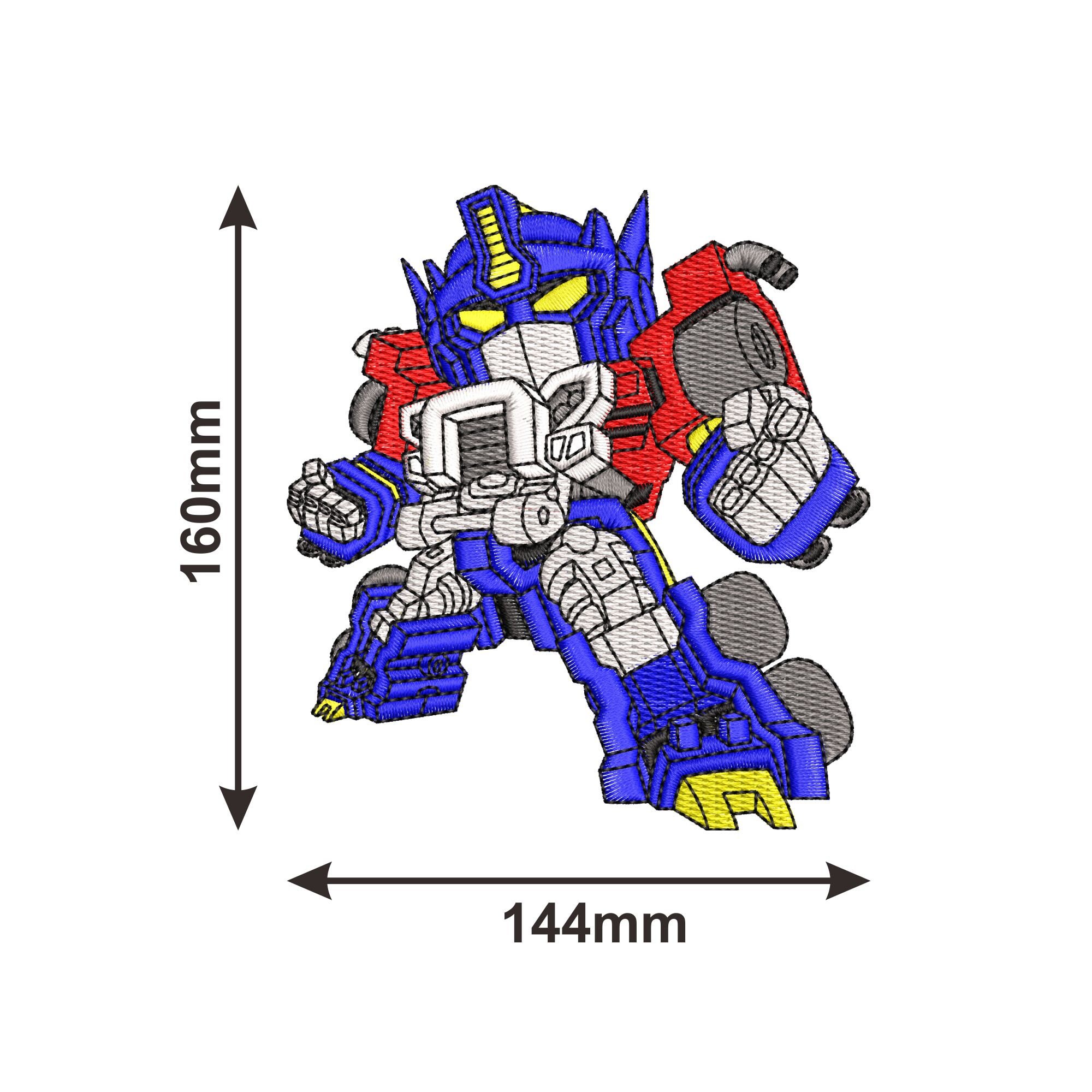 Optimus Prime Kid Embroidery Design Files for Machine Embroidery. - Etsy