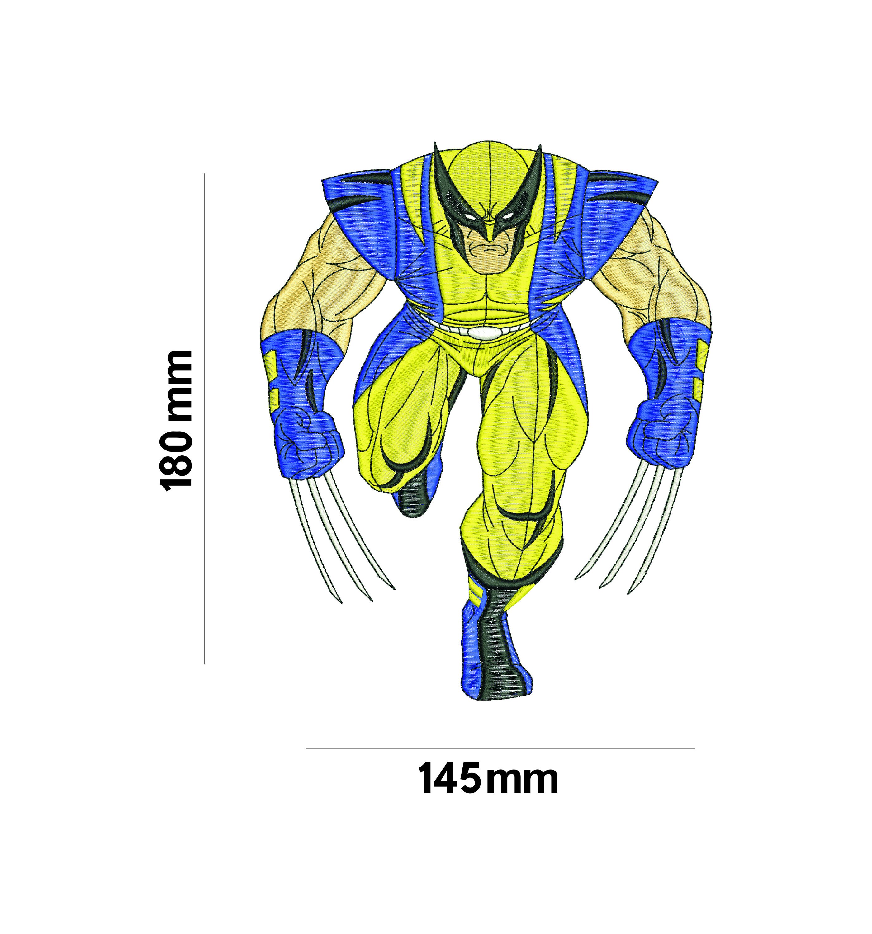 Wolverine Embroidery Design Files for Machine Embroidery. - Etsy