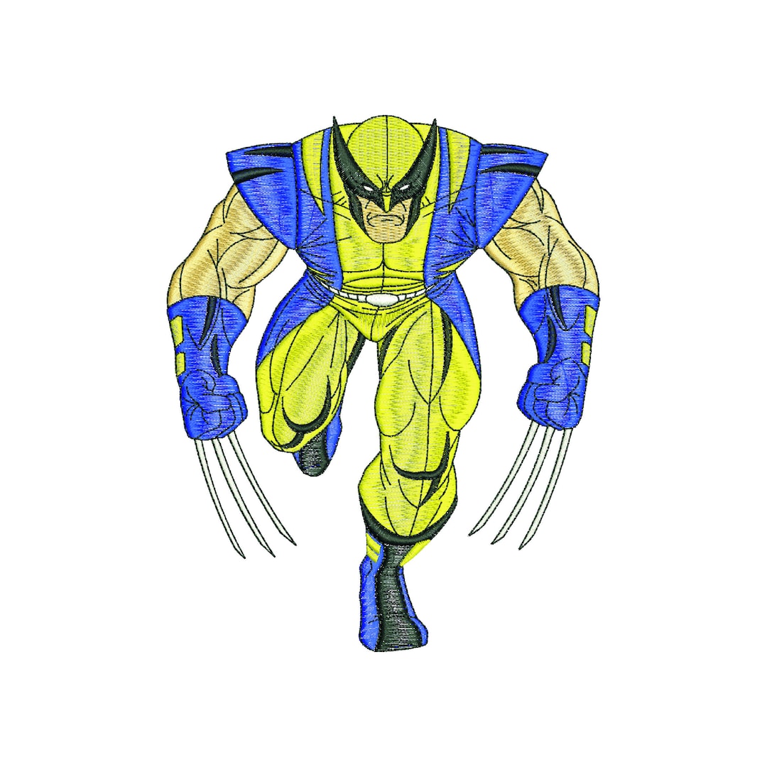 Wolverine Embroidery Design Files for Machine Embroidery. - Etsy
