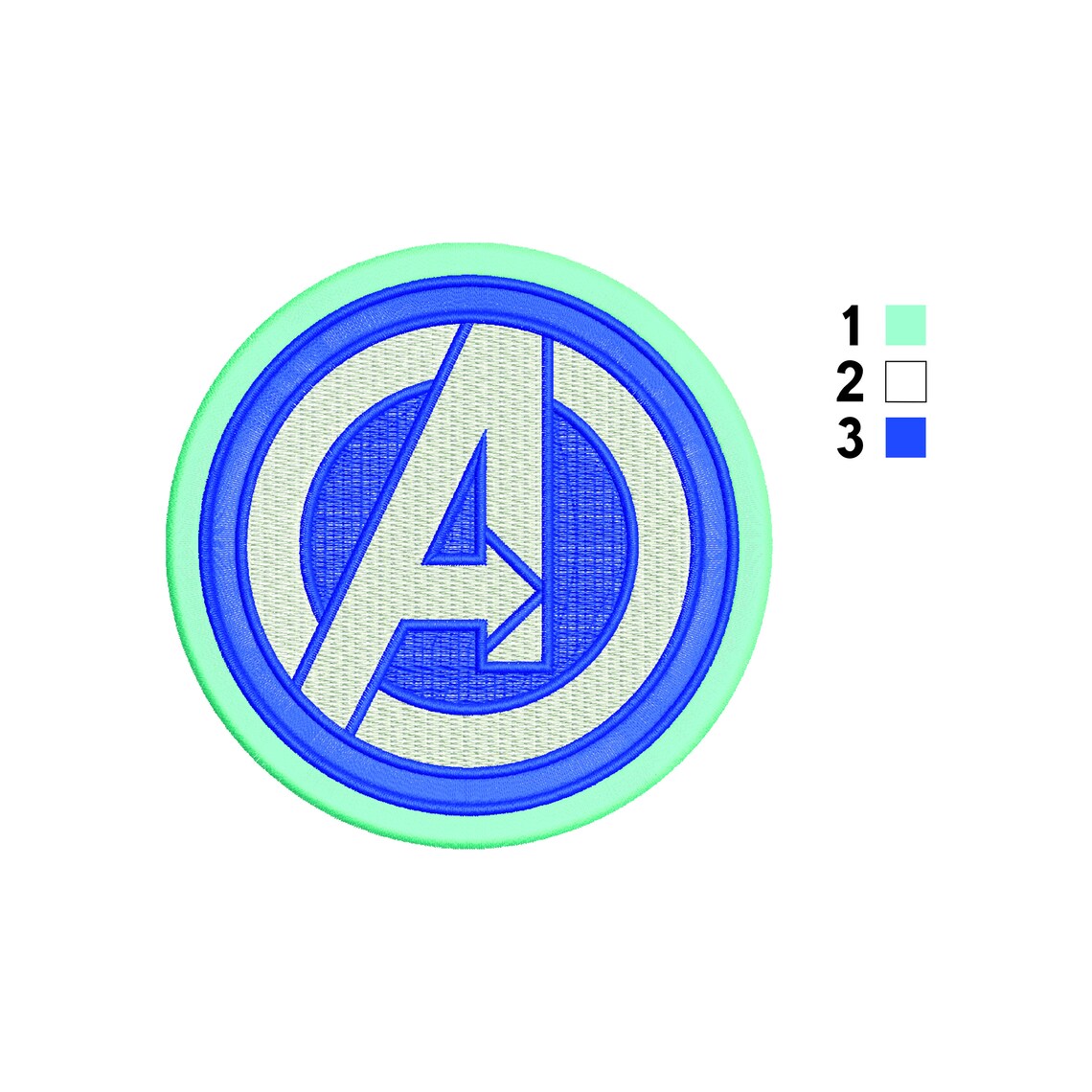 Avenger Logo Embroidery Design Files for Machine Embroidery. - Etsy