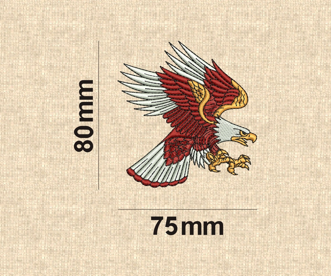 Eagle Embroidery Design Files for Machine Embroidery.eagle - Etsy