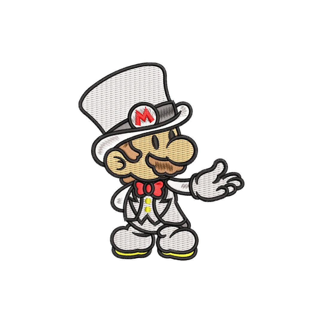 Magician Mario Embroidery Design Files for Machine Embroidery. - Etsy