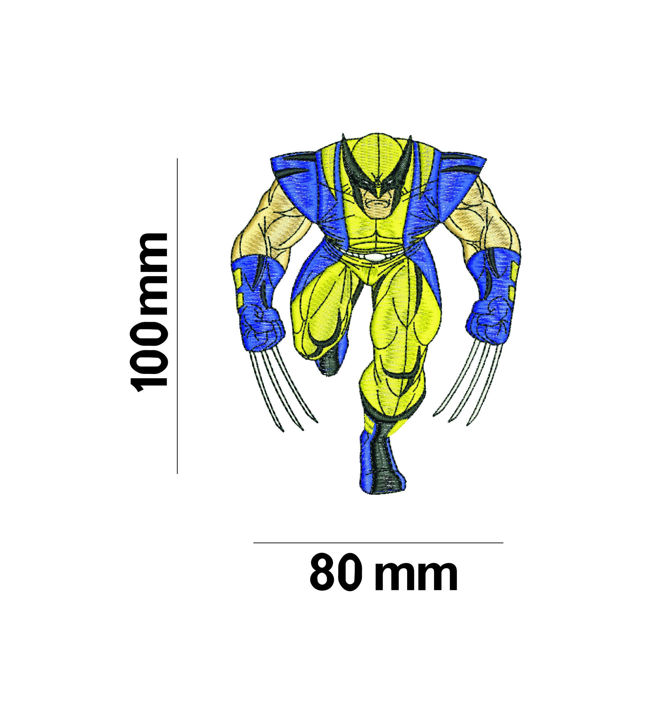 Wolverine Embroidery Design Files for Machine Embroidery. - Etsy