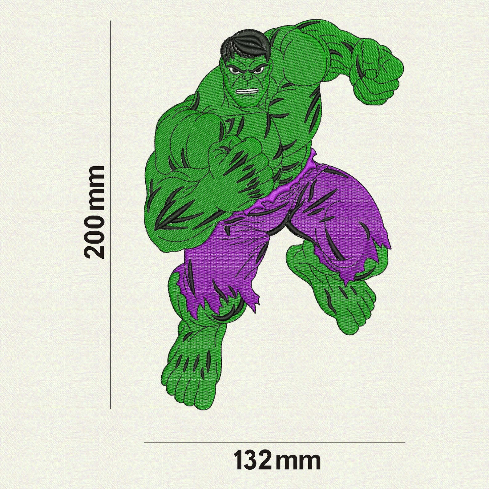 Hulk Embroidery Design Files for Machine Embroidery. - Etsy