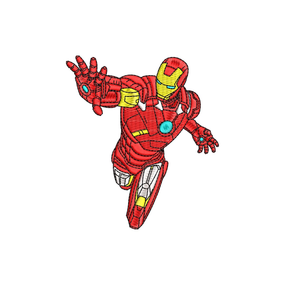 Iron Man Embroidery Design Files for Machine Embroidery. - Etsy