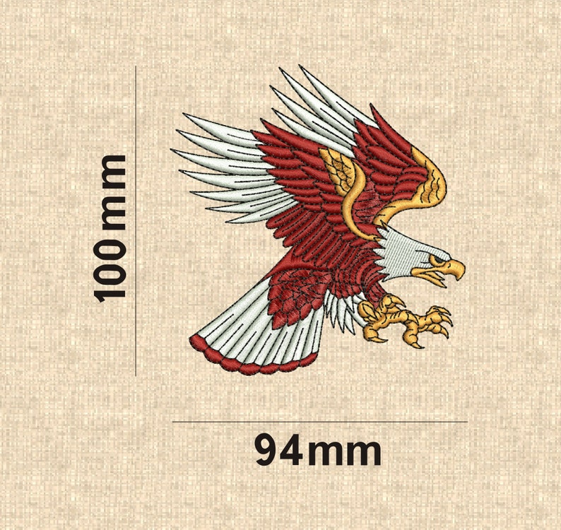 Eagle Embroidery Design Files for Machine Embroidery.eagle - Etsy