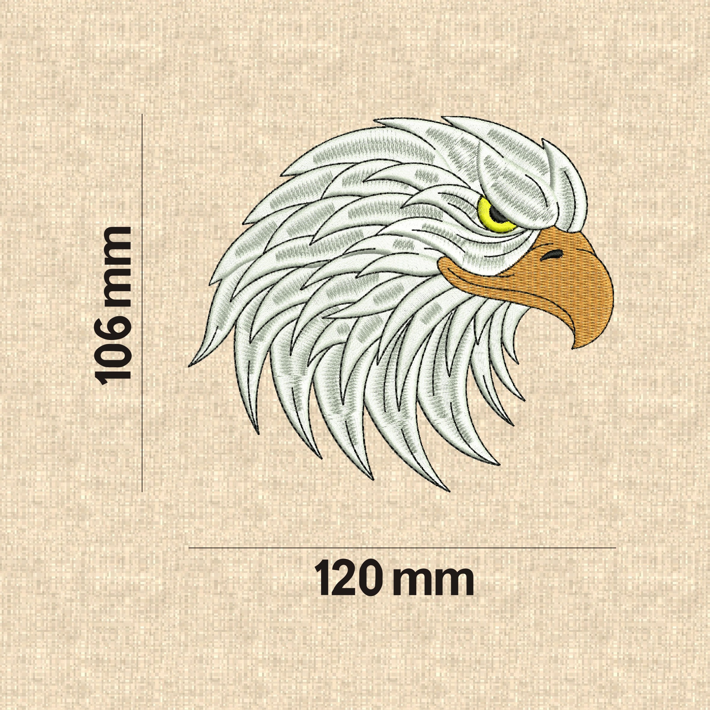 Eagle Embroidery Design Files for Machine Embroidery.eagle - Etsy