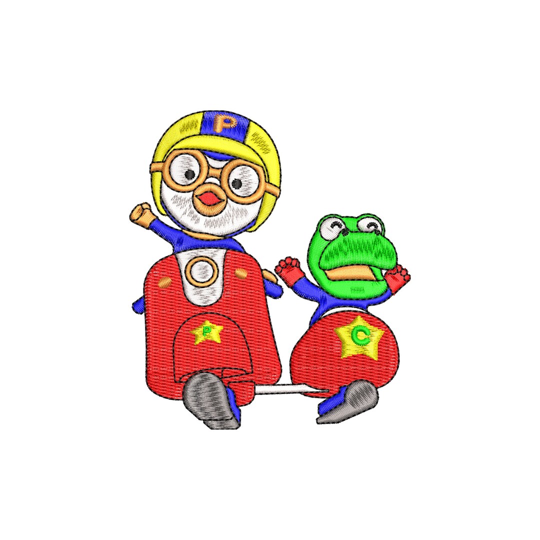Pororo Embroidery Design Files for Machine Embroidery. - Etsy