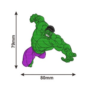 The Incredible Hulk Embroidery Design Files for Machine Embroidery. - Etsy