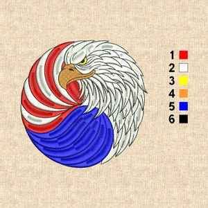 Eagle Embroidery Design Files for Machine Embroidery.eagle Embroidery ...