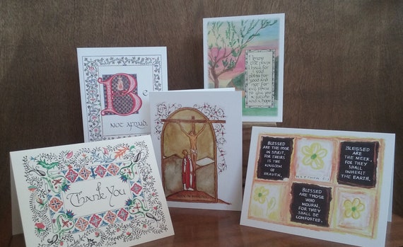 Assorted Notecards / Pack of Christian Notecards / Assorted | Etsy