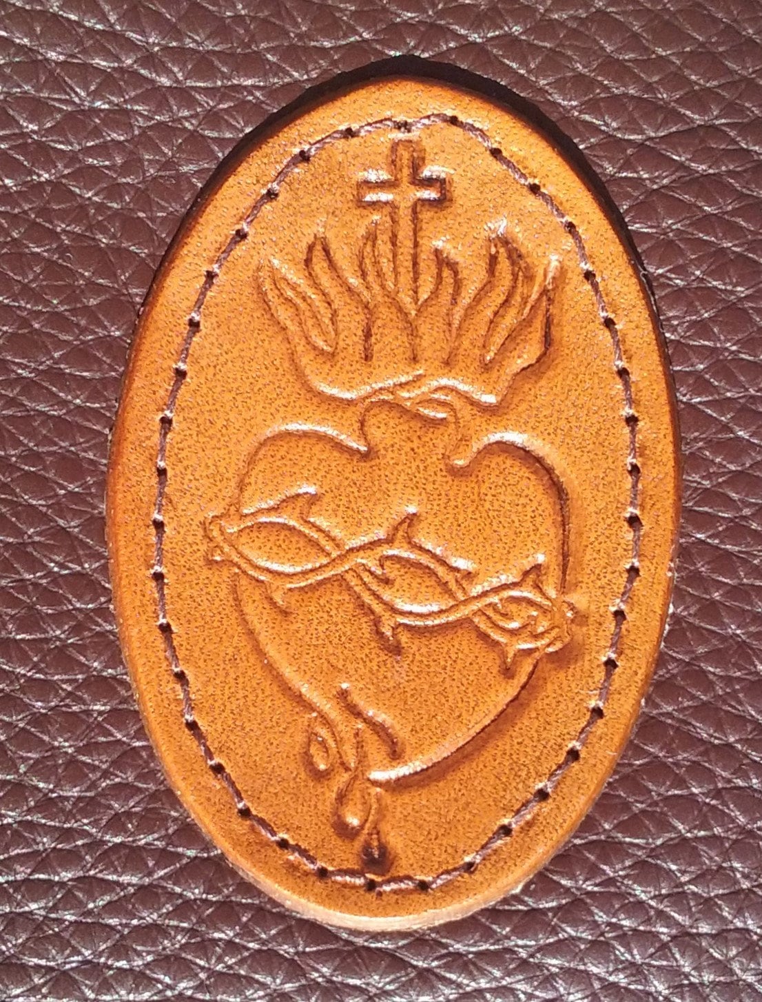 Brown Magnificat Book Cover/ Leather Magnificat Cover/ Leather Prayer ...