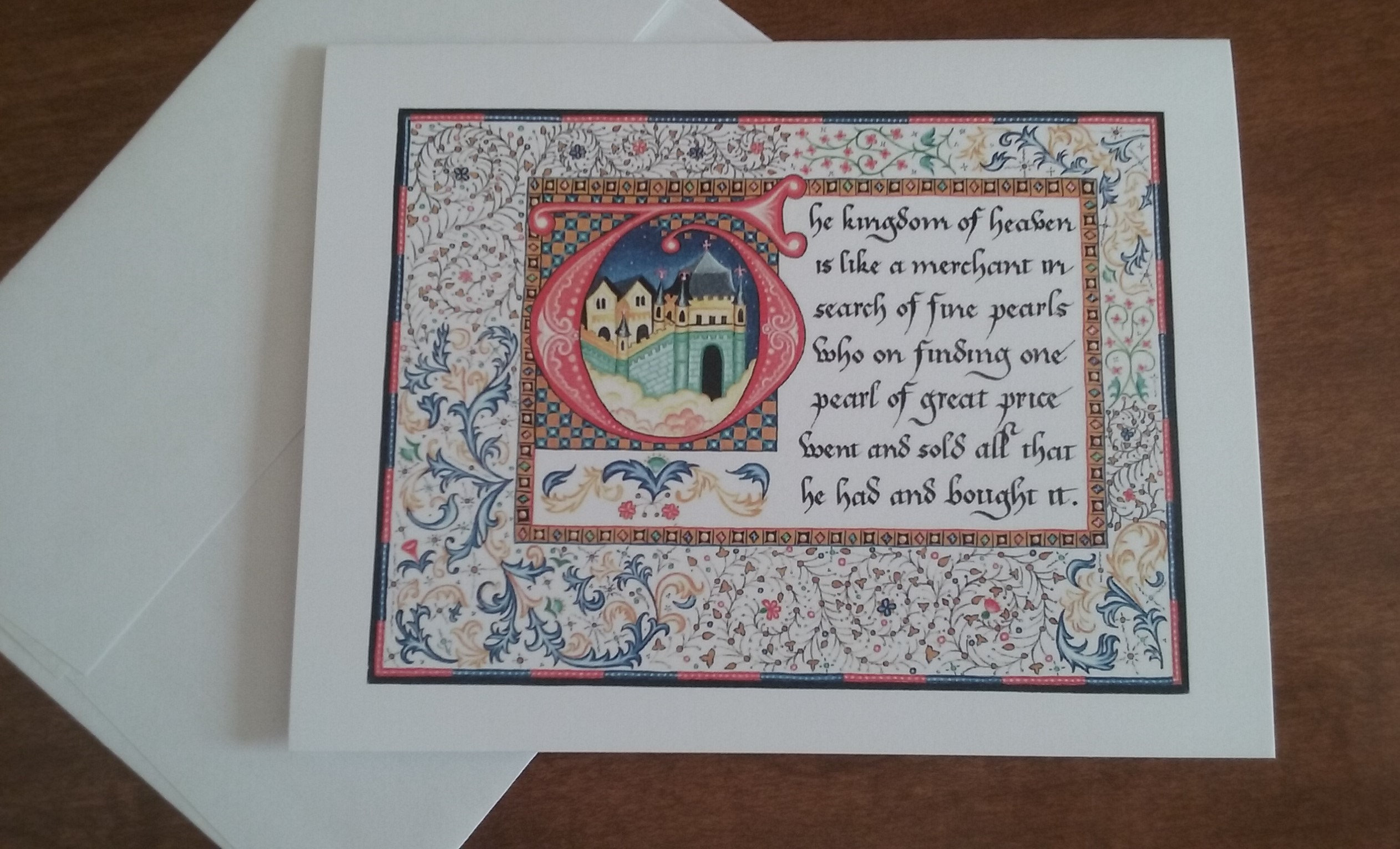 Christian Notecards, Ornate Designs, A2 Size - Etsy