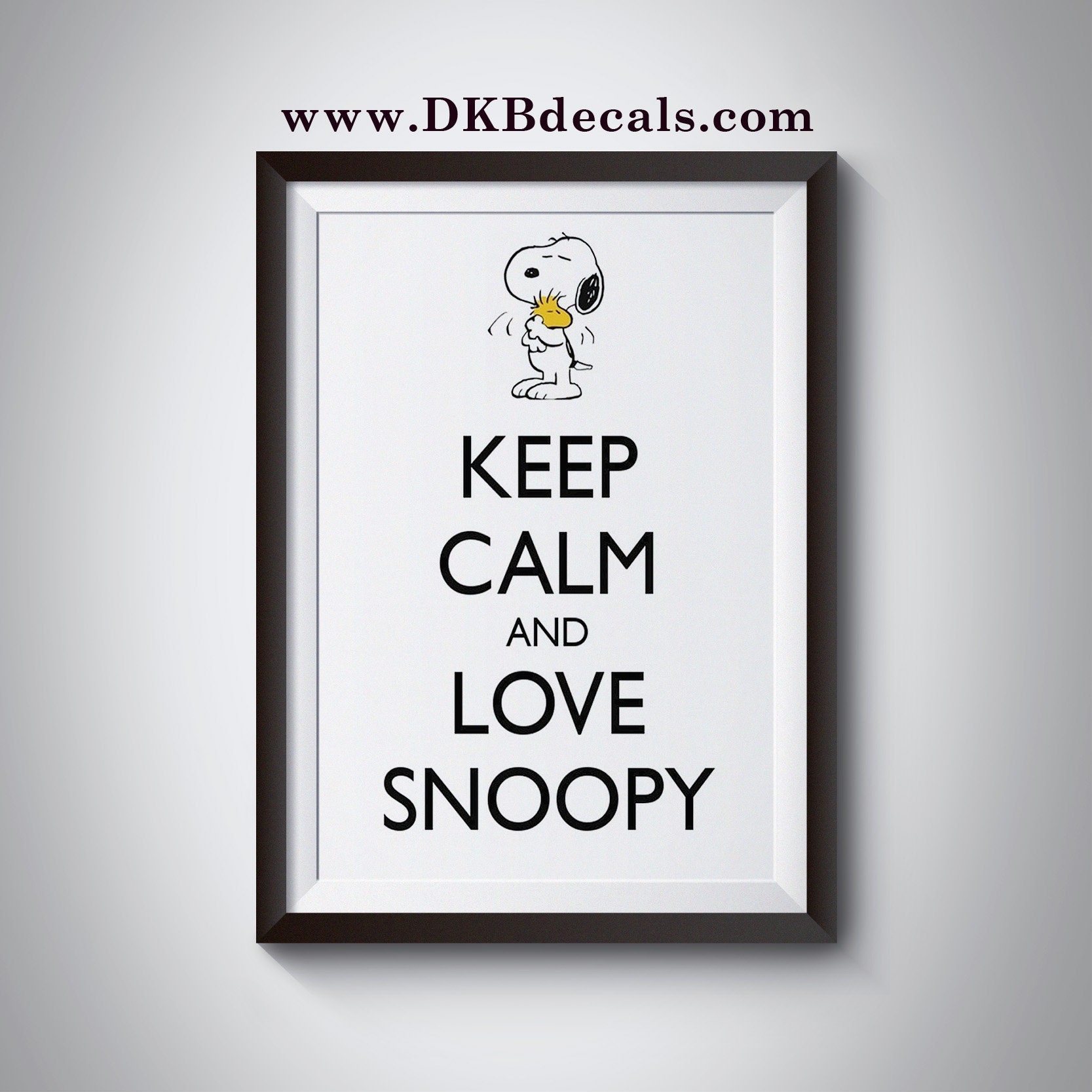 Keep Calm And Love Snoopy