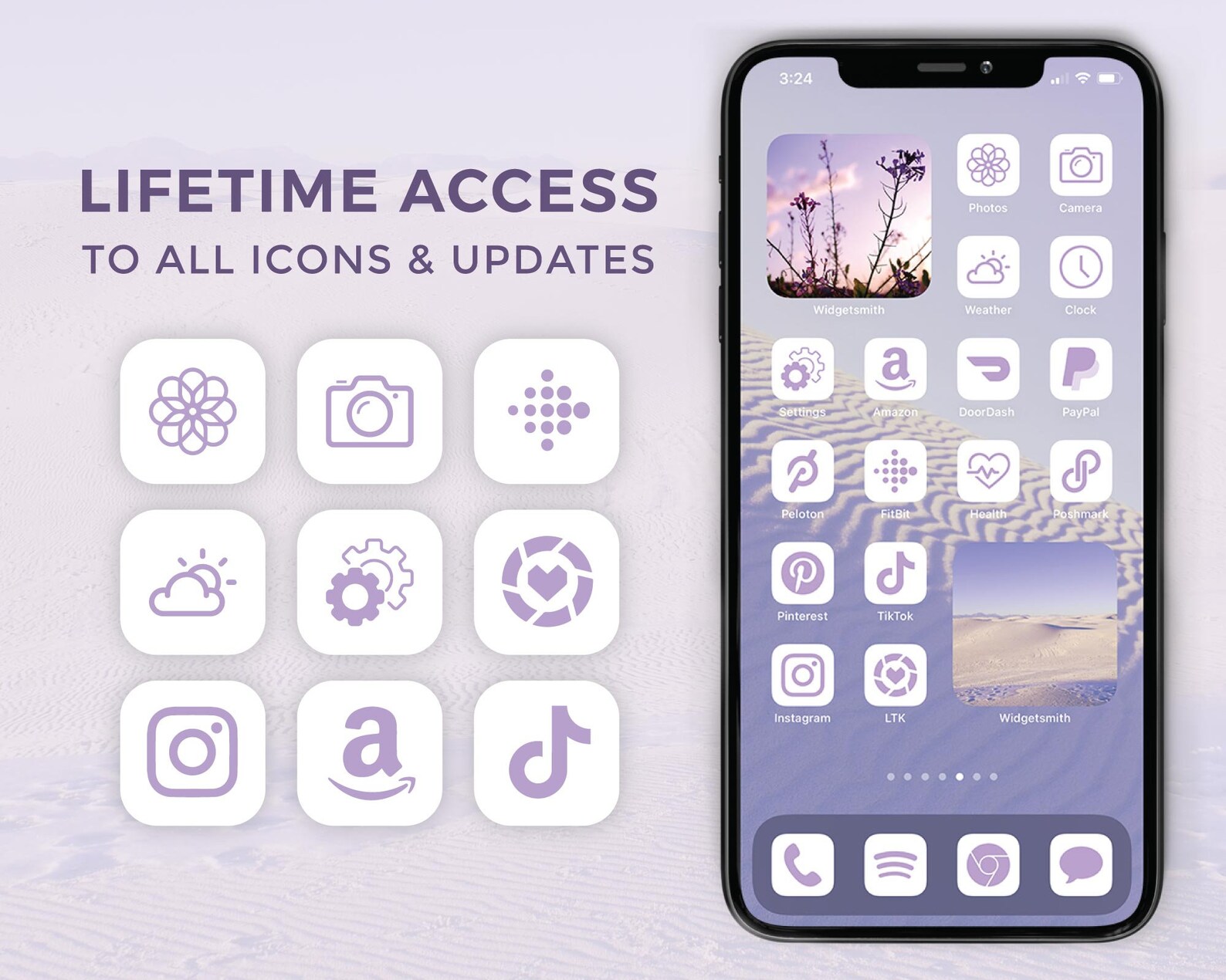 Ios 14 Icons Purple Purple App Icons Ios 14 Aesthetic - Etsy