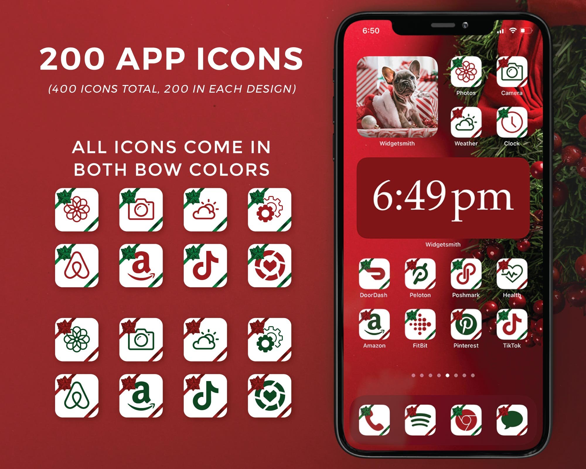 Christmas iOS 14 Icons Christmas App Icons iOS 14 | Etsy