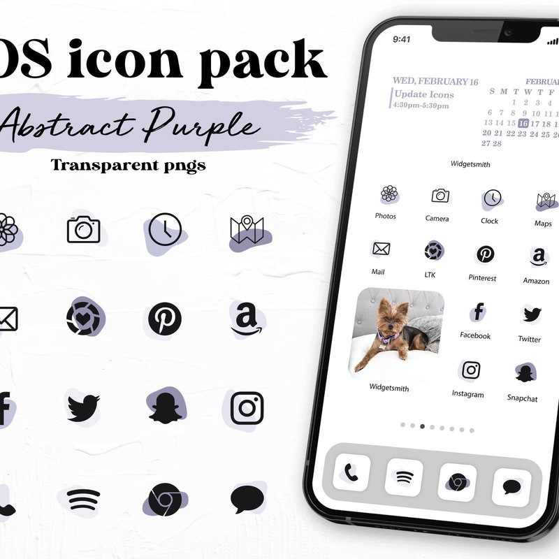 Purple App Icons - Etsy