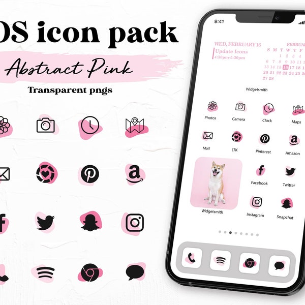Pink App Icons - Etsy