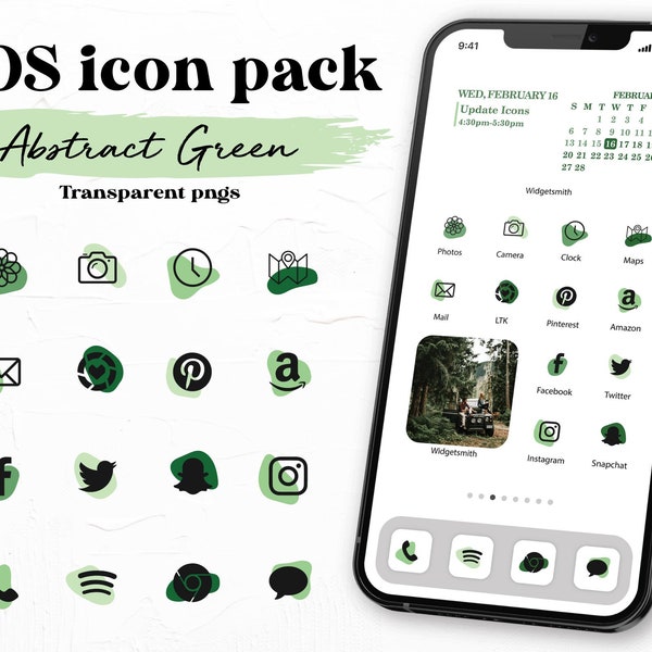 Green App Icons - Etsy