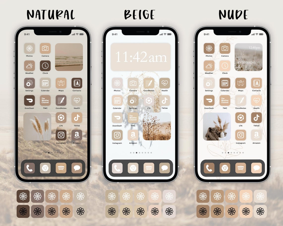 100000 Ios 14 Icons Neutral App Icons Iphone App Icons - Etsy Canada