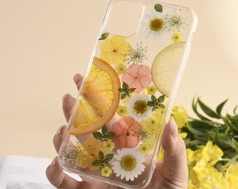 Real Lemon Phone Case - Etsy