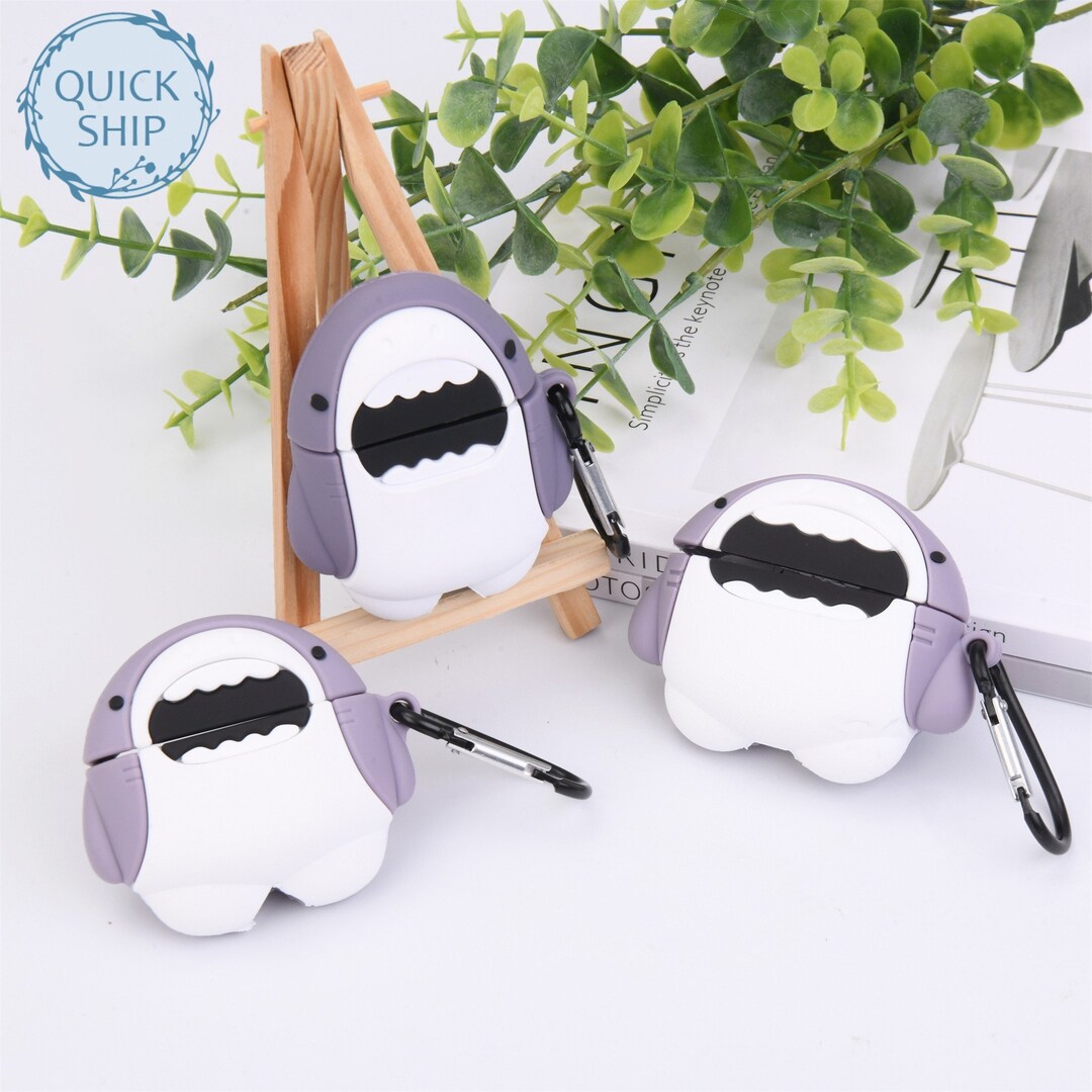 Cute Shark Gift Airpods Case Gen 1/2,pro and 3,cartoon Case Cover for ...