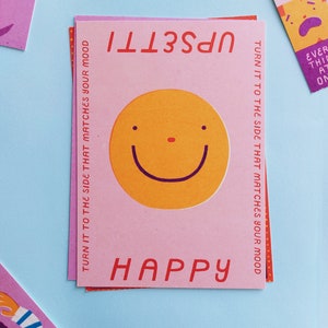 Set of 5 Illustrated Postcards | Emotions Postcards | Feelings Print ...