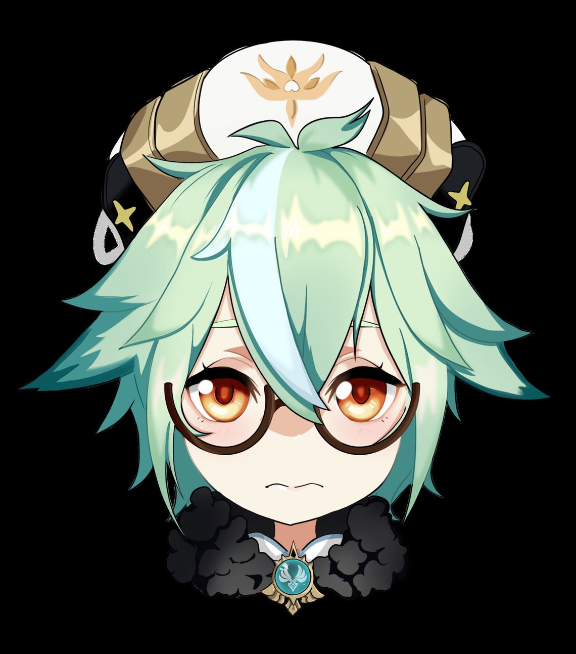 Genshin Impact Sucrose Sticker | Etsy