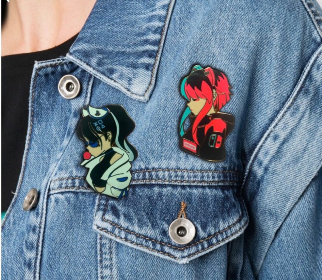 Console Character Enamel Pins playstation/ Nintendo Switch - Etsy