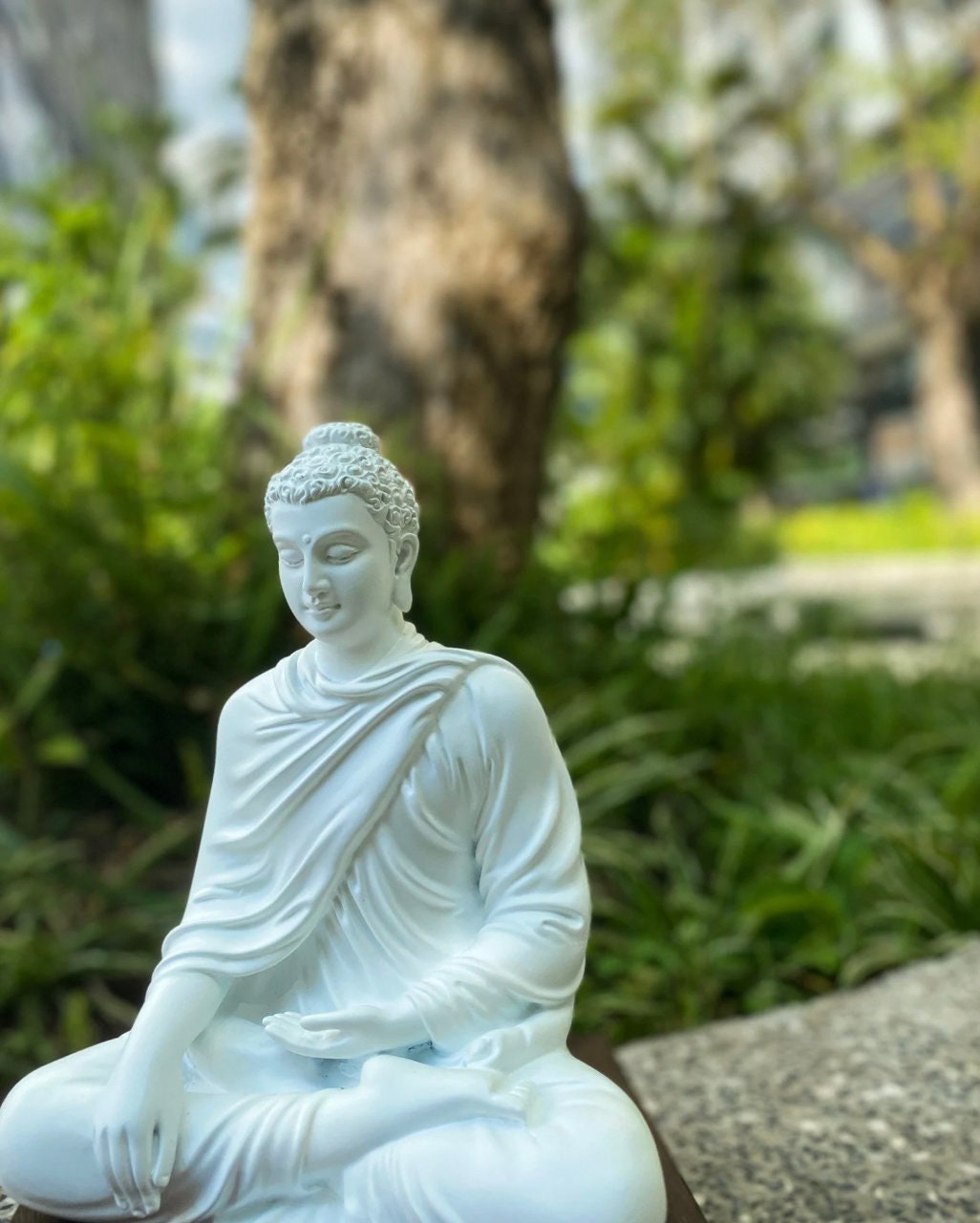 Marble Buddha Statue Customizable Sculpture, Spiritual Shakyamuni ...