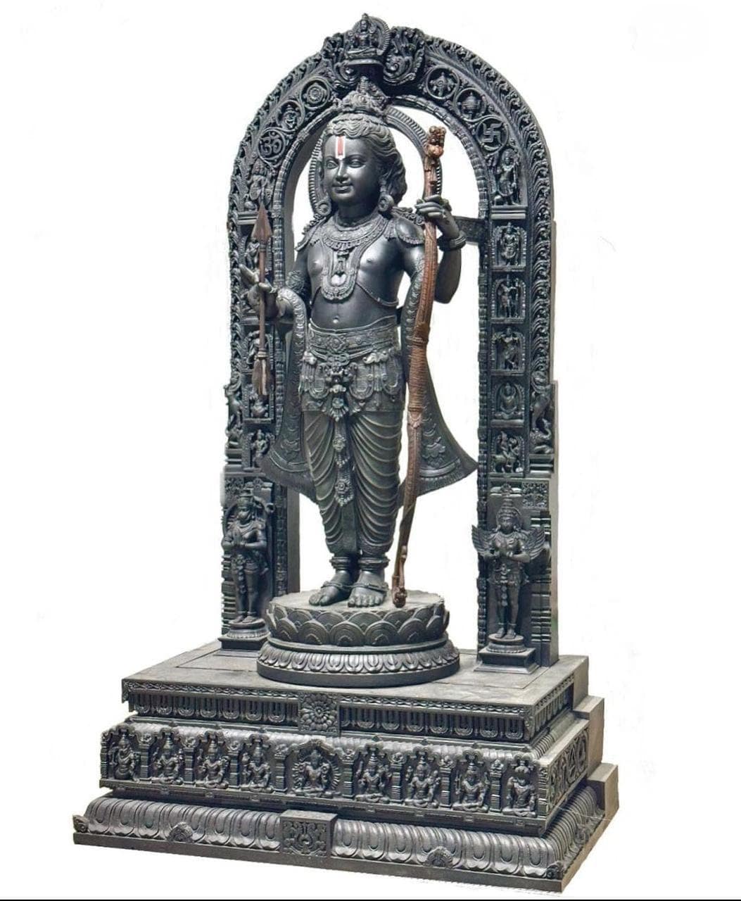 Rama Marble Ayodhya Statue (custom) Showpiece Home Decor, Shri Ram Idol ...