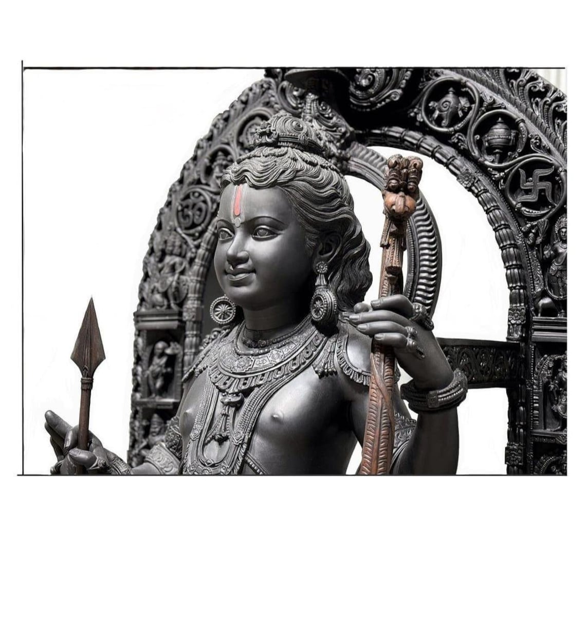 Rama Marble Ayodhya Statue custom Showpiece Home Decor, Shri Ram Idol ...