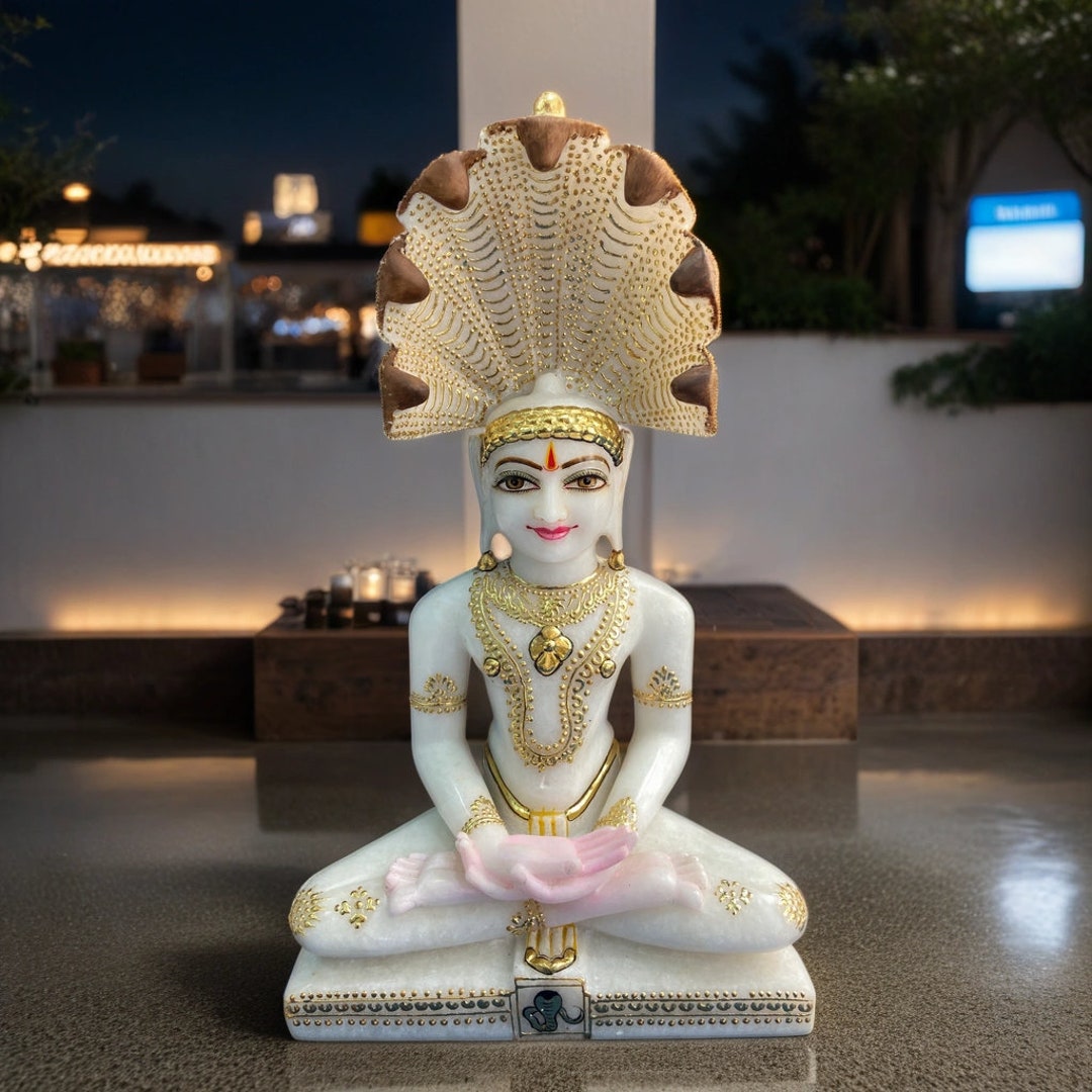 Buy Jain God Parshvanatha Bhagwan customize, Lord Parasnath Statue for ...