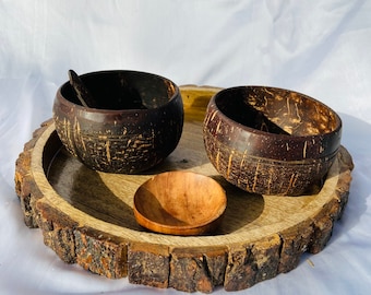 Coconut Serving Tray - Etsy