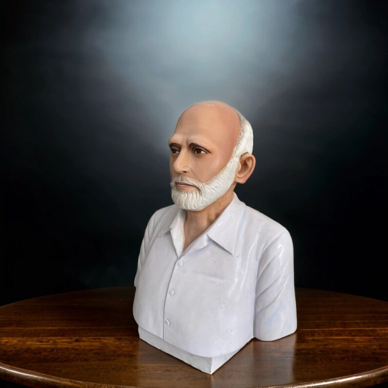 Custom Marble Human Sculpture by Photo for Home, Outdoor Decor, Loved ...