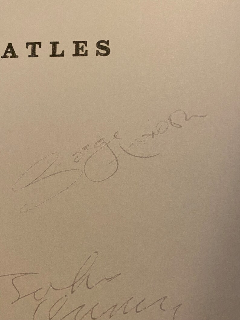 The Beatles Signatures - Etsy