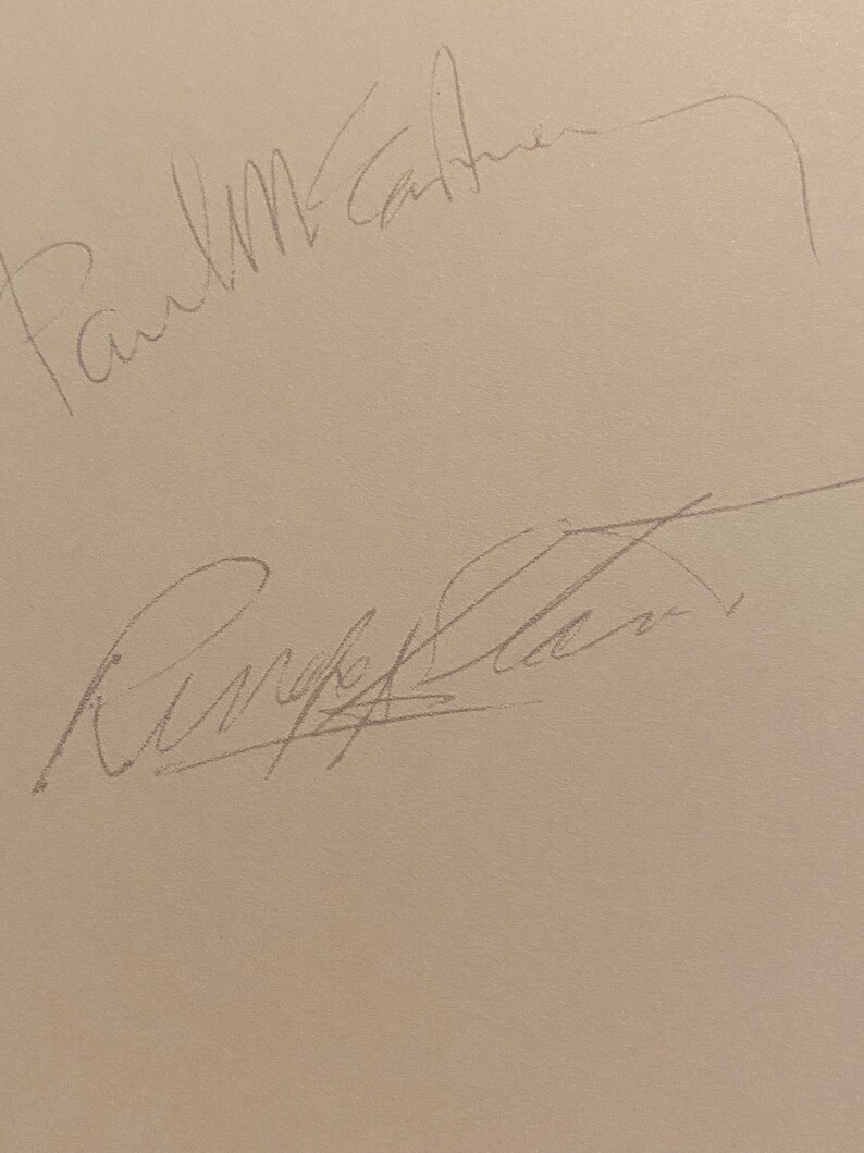 The Beatles Signatures - Etsy