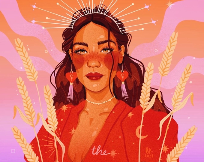 The Empress Mini Print - Etsy